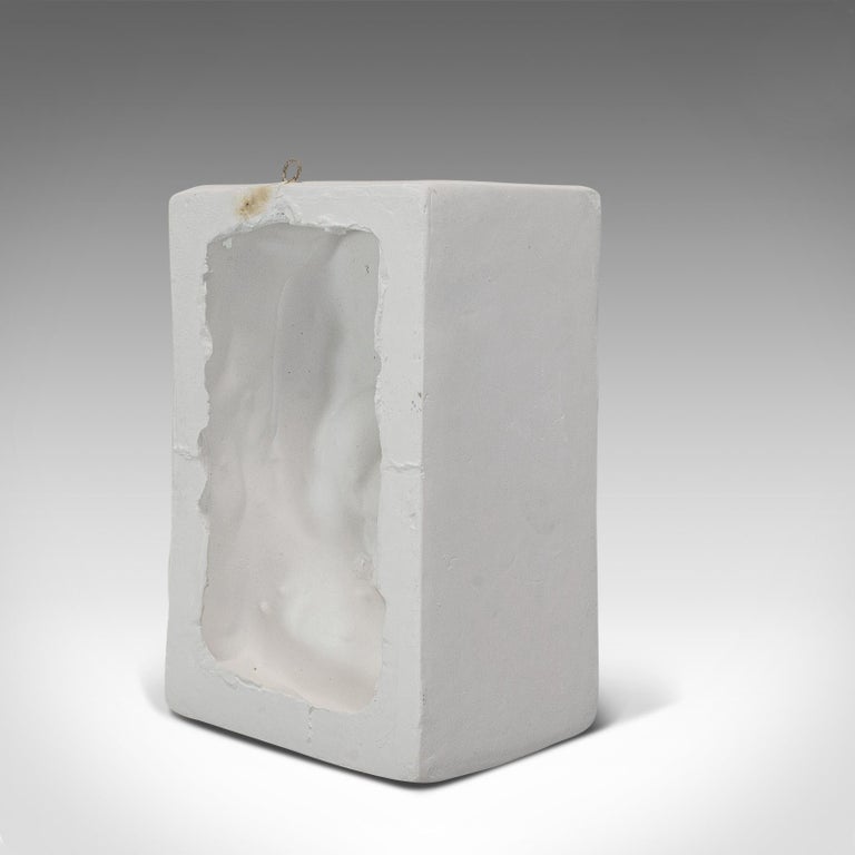 Vintage Ear Sculpture, English, Plaster, Haut Relief, Anatomical ...