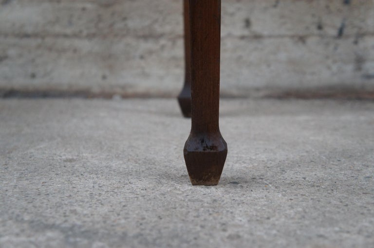 Vintage Early American Style Pine Bedside End Table W/ Drawer Federal ...