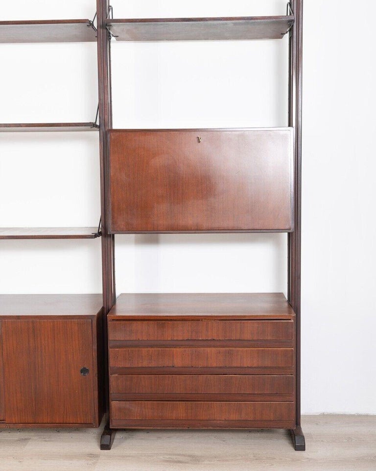 Vintage Earth-Sky Bookcase Furniture from the 50s in Wood For Sale at ...