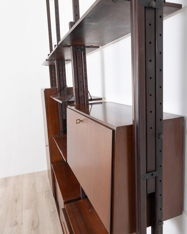 Vintage Earth-Sky Bookcase Furniture from the 50s in Wood For Sale at ...