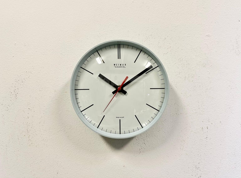 Vintage East German Grey Bakelite Wall Clock from Weimar, 1970s For ...