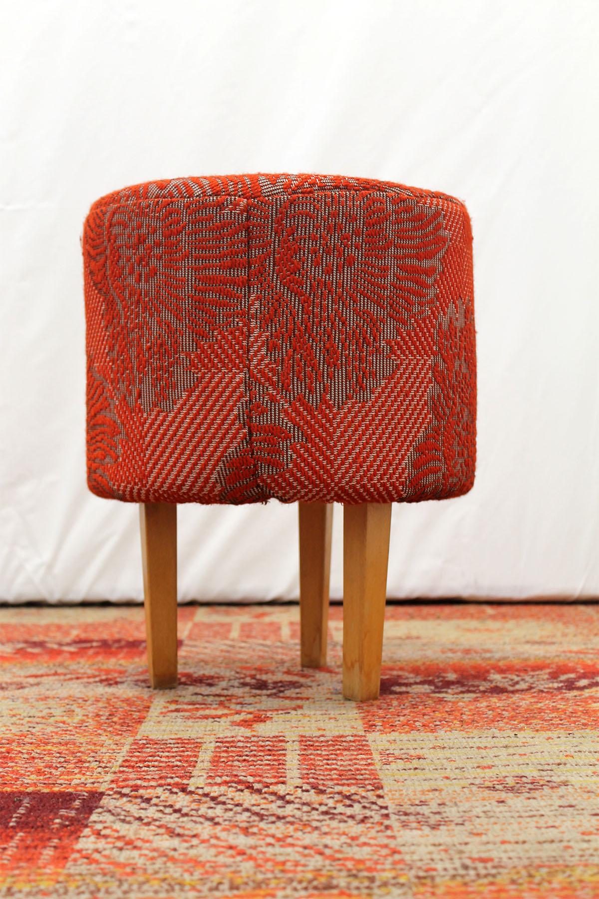 Vintage Eastern Bloc Pouffe from 1970s, Czechoslovakia For Sale at 1stDibs