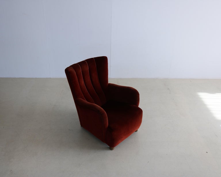 Vintage Easy Chair Armchair, 1950s, Danish For Sale at 1stDibs