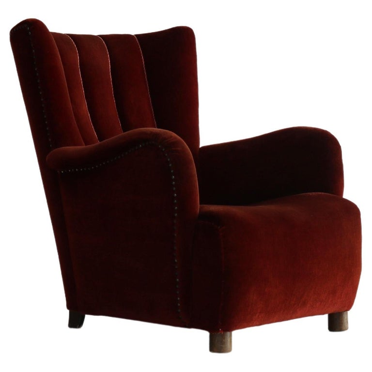 Vintage Easy Chair Armchair, 1950s, Danish For Sale at 1stDibs
