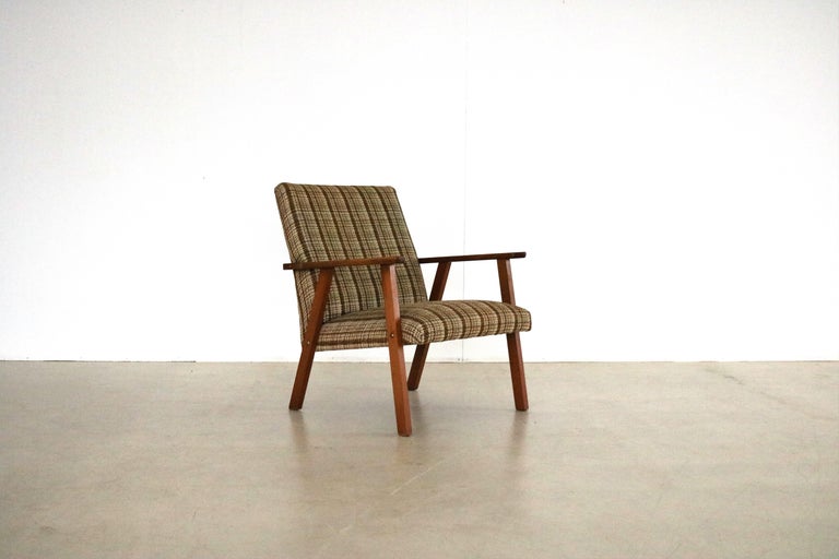 Vintage Easy Chair Armchair 60s Danish '2' For Sale at 1stDibs