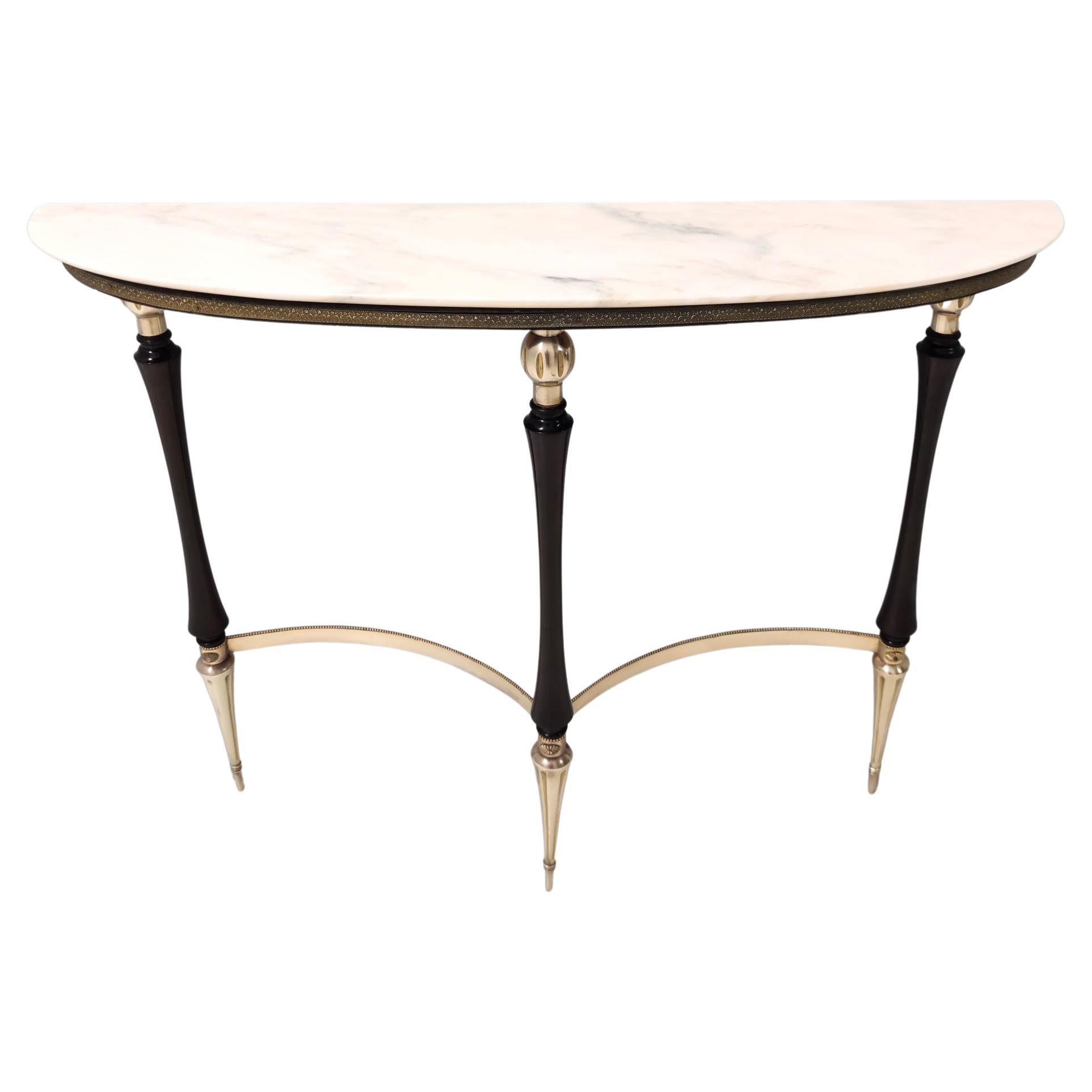 Console Table made from an Argentinean Balcony with Marble Top For Sale ...