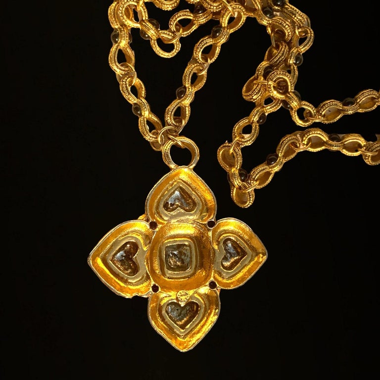 Vintage Édouard Rambaud catwalk necklace For Sale at 1stDibs