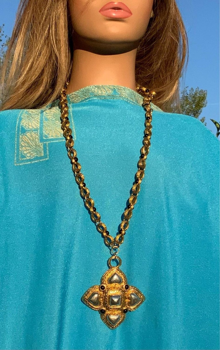 Vintage Édouard Rambaud catwalk necklace For Sale at 1stDibs