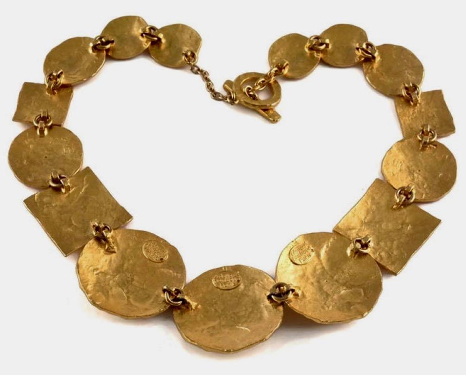 Vintage EDOUARD RAMBAUD Wide Chain Choker Necklace at 1stDibs | edouard ...