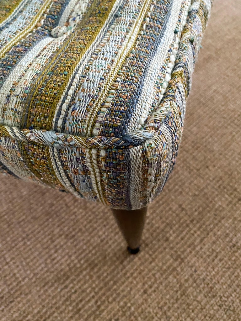 Vintage Edward Wormley for Dunbar Mahogany X-Stretcher Thebes Bench For ...