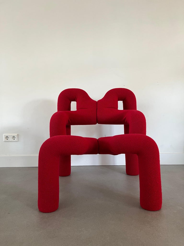 Vintage Ekstrem Varier Red Terje Ekstrøm, 80s at 1stDibs