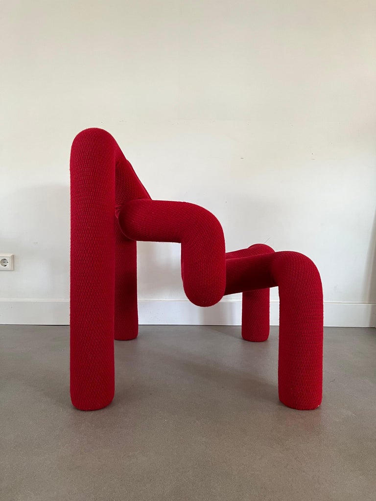 Vintage Ekstrem Varier Red Terje Ekstrøm, 80s at 1stDibs