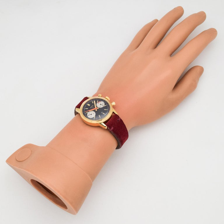 Vintage Elgin Chronograph Yellow Gold-Plated and Base Metal Watch ...