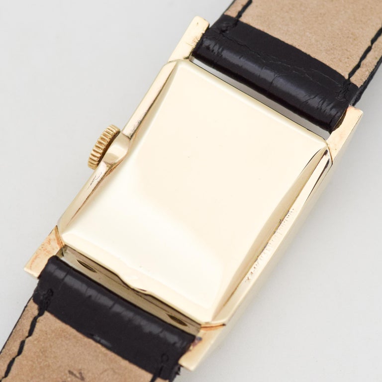 Vintage Elgin Deluxe Rectangular-Shaped Watch, 1948 For Sale at 1stDibs ...