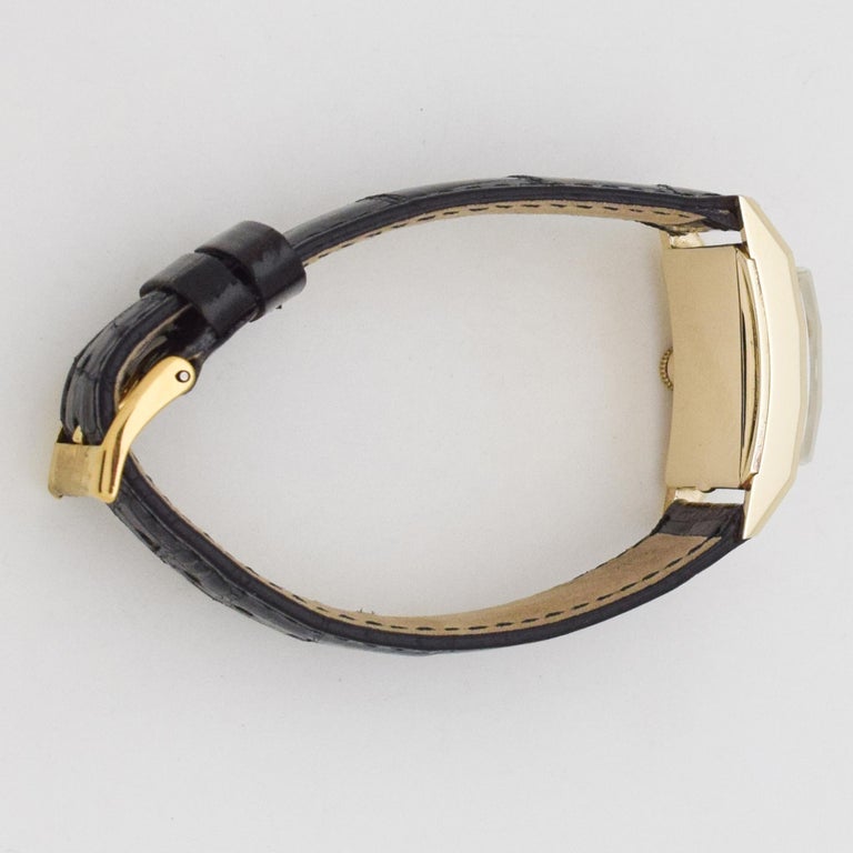 Vintage Elgin Deluxe Rectangular-Shaped Watch, 1948 For Sale at 1stDibs ...