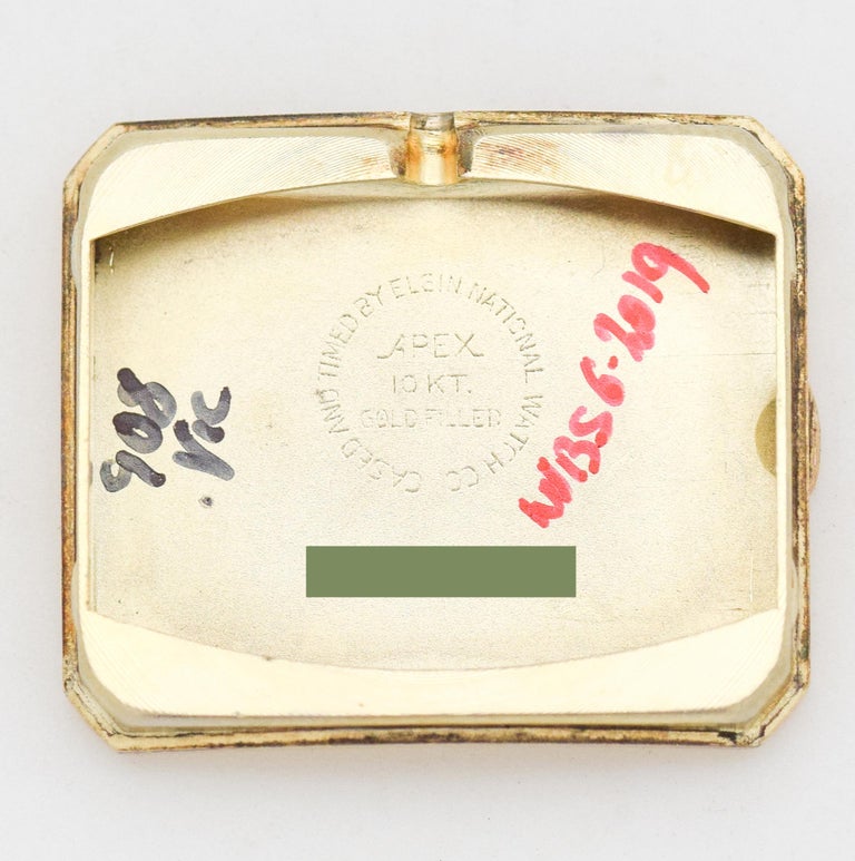 Vintage Elgin Deluxe Rectangular-Shaped Watch, 1948 For Sale at 1stDibs ...