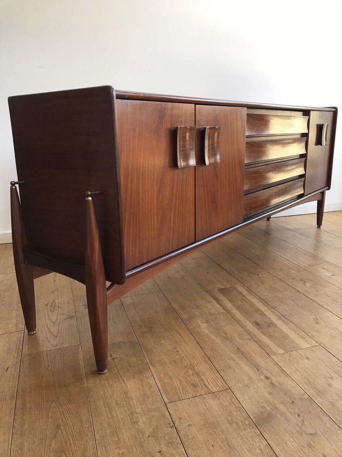 Vintage Elliot's of Newbury Midcentury Teak Retro Sideboard For Sale at ...