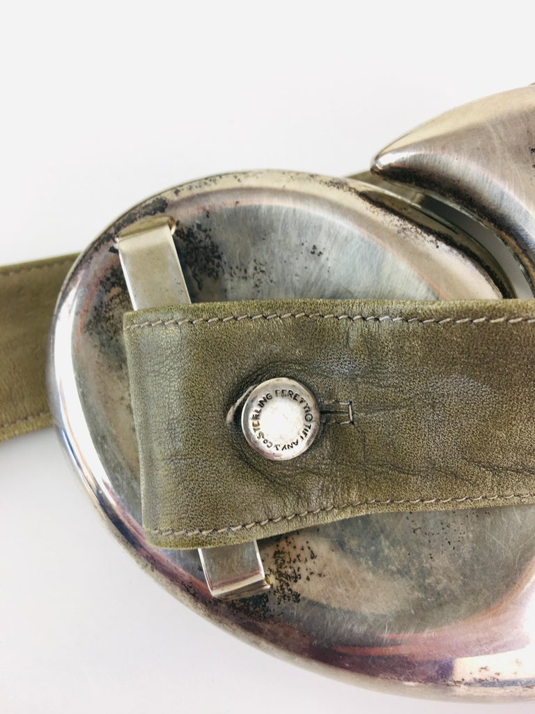 Vintage Elsa Peretti For Halston By Tiffany Sterling Silver Puffy Heart ...