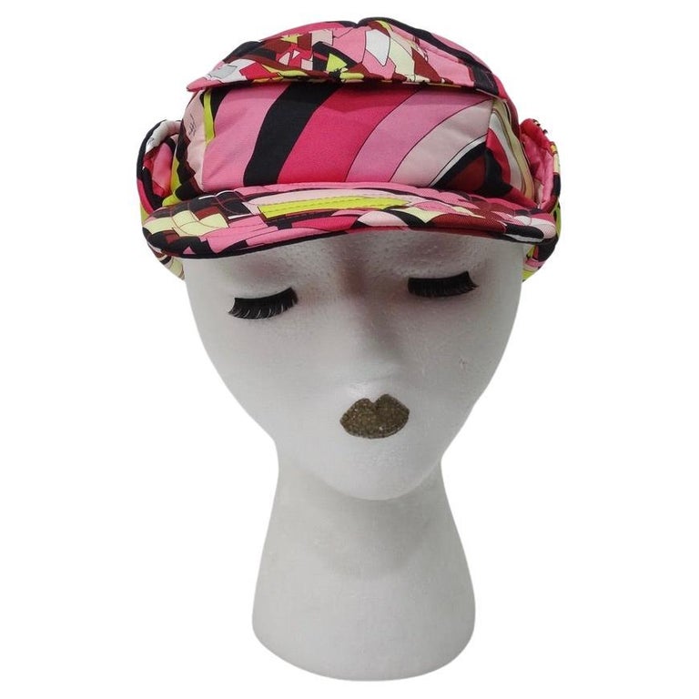 Vintage Emilio Pucci Adjustable Hat For Sale at 1stDibs