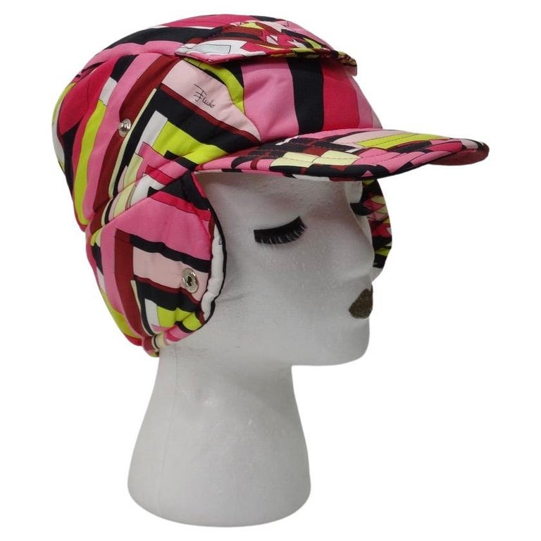 Vintage Emilio Pucci Adjustable Hat For Sale at 1stDibs