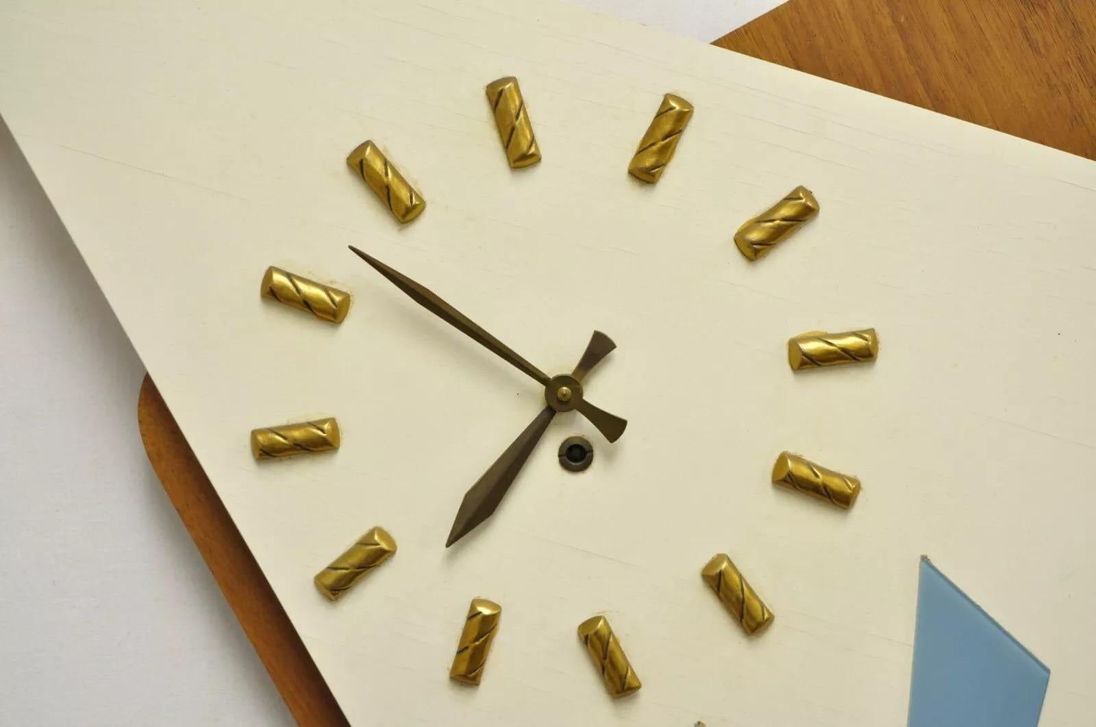 Vintage Empire Art Products Atomic Era Mid Century Modern Wall Clock ...