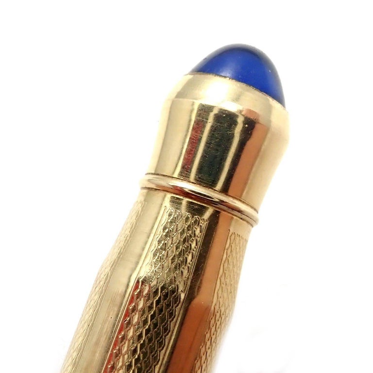 Vintage Enamel Solid Yellow Gold Doctors Partner Pen Pencil Thermometer ...