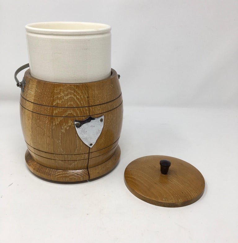 Vintage English Biscuit Barrel at 1stDibs | biscuit barrel vintage ...