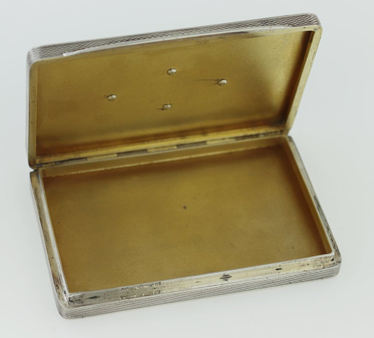Vintage English Black Enamel, Marcasite, Sterling Silver Box For Sale ...