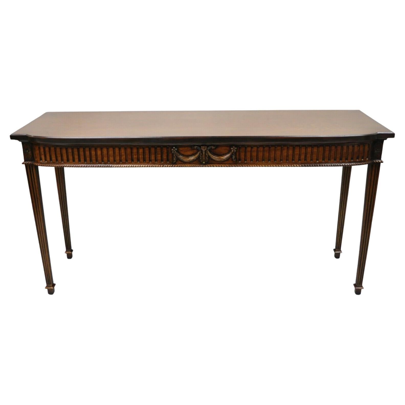 George III Style Mahogany Console Table For Sale at 1stDibs