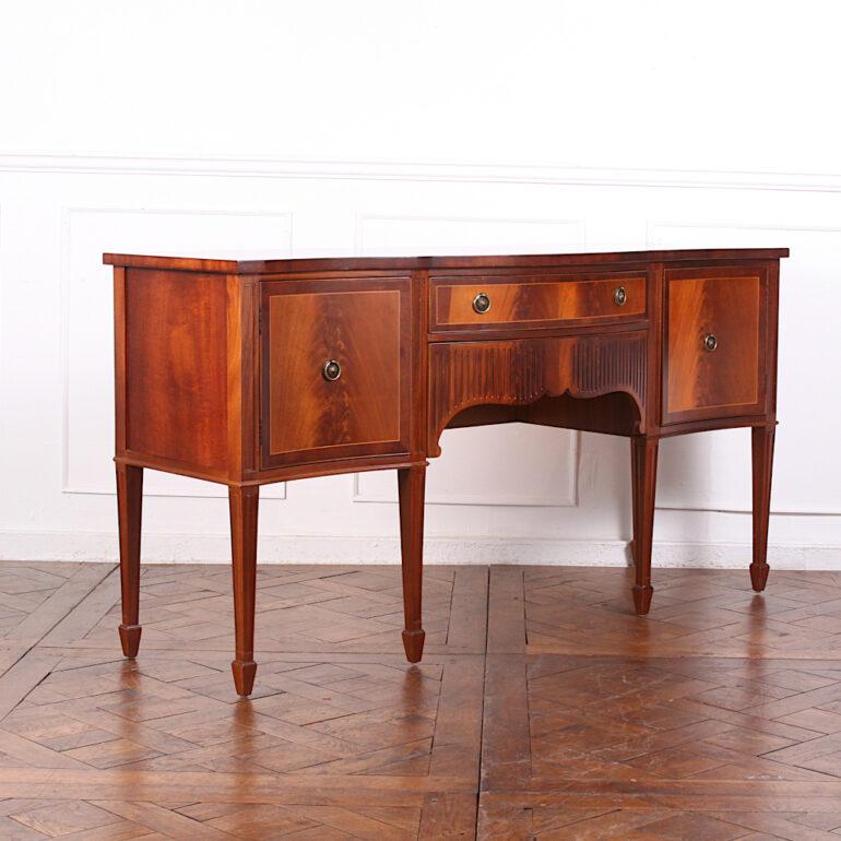 Vintage English Made Sheraton Style Sideboard For Sale at 1stDibs