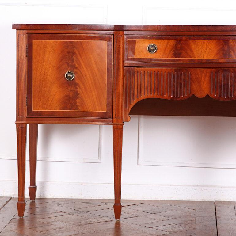 Vintage English Made Sheraton Style Sideboard For Sale at 1stDibs