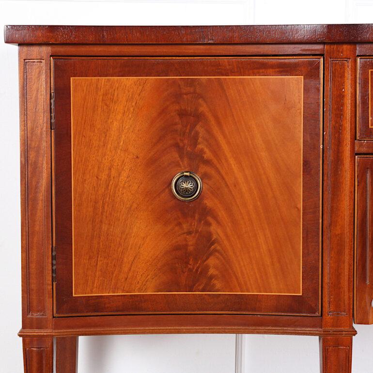 Vintage English Made Sheraton Style Sideboard For Sale at 1stDibs
