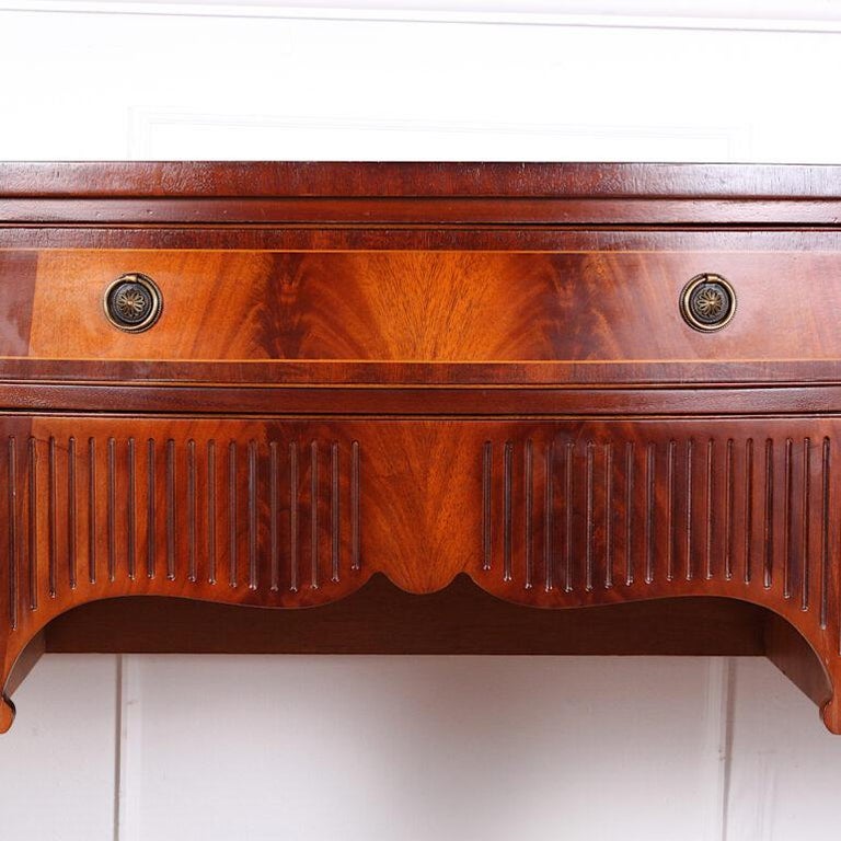 Vintage English Made Sheraton Style Sideboard For Sale at 1stDibs