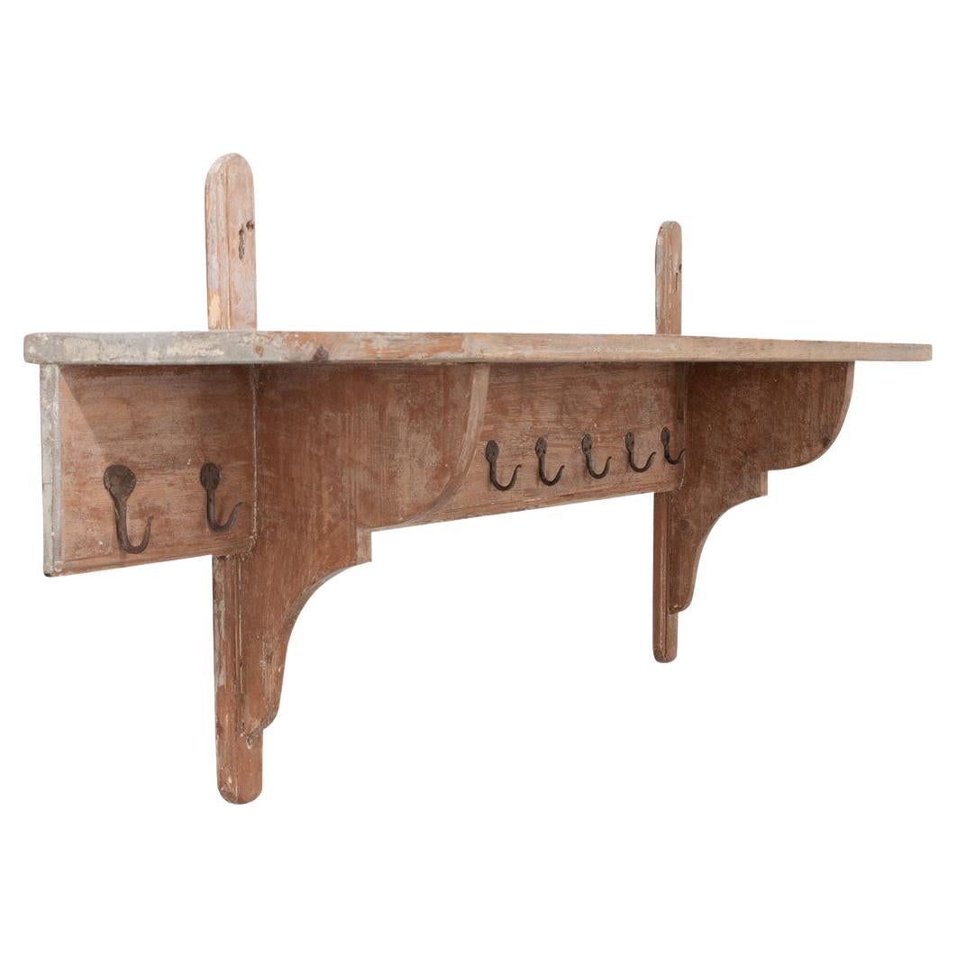 Fine Tramp Art Painted Shelf with a Heart and Secret Compartments at ...