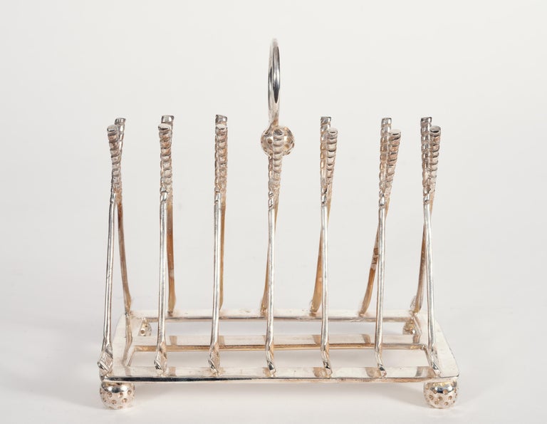 Vintage English Silver Plated Toast Rack at 1stDibs