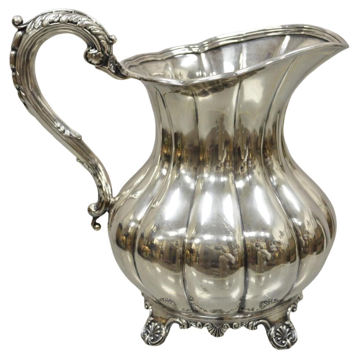 Vintage Art S. Co SPC 221 Silver Plated Regency Style Water Pitcher For ...
