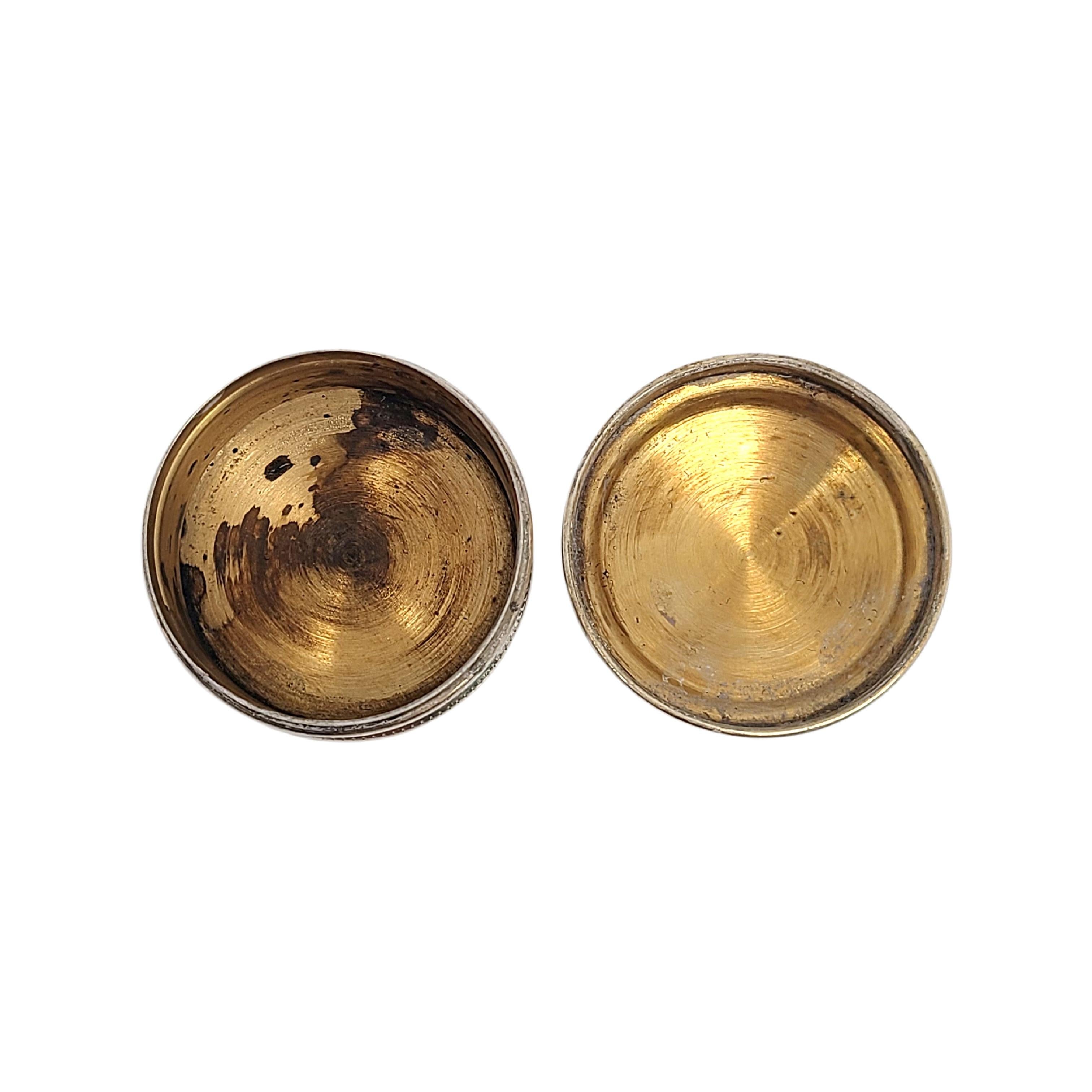 English Sterling Silver Round Pill Box at 1stDibs | silver round box ...