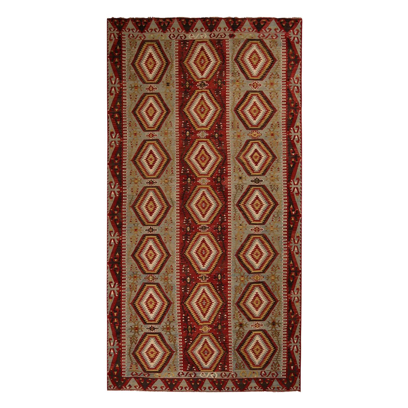 Vintage Esme Green-Blue Wool Rug and Vibrant and Earth Tone Accents by ...