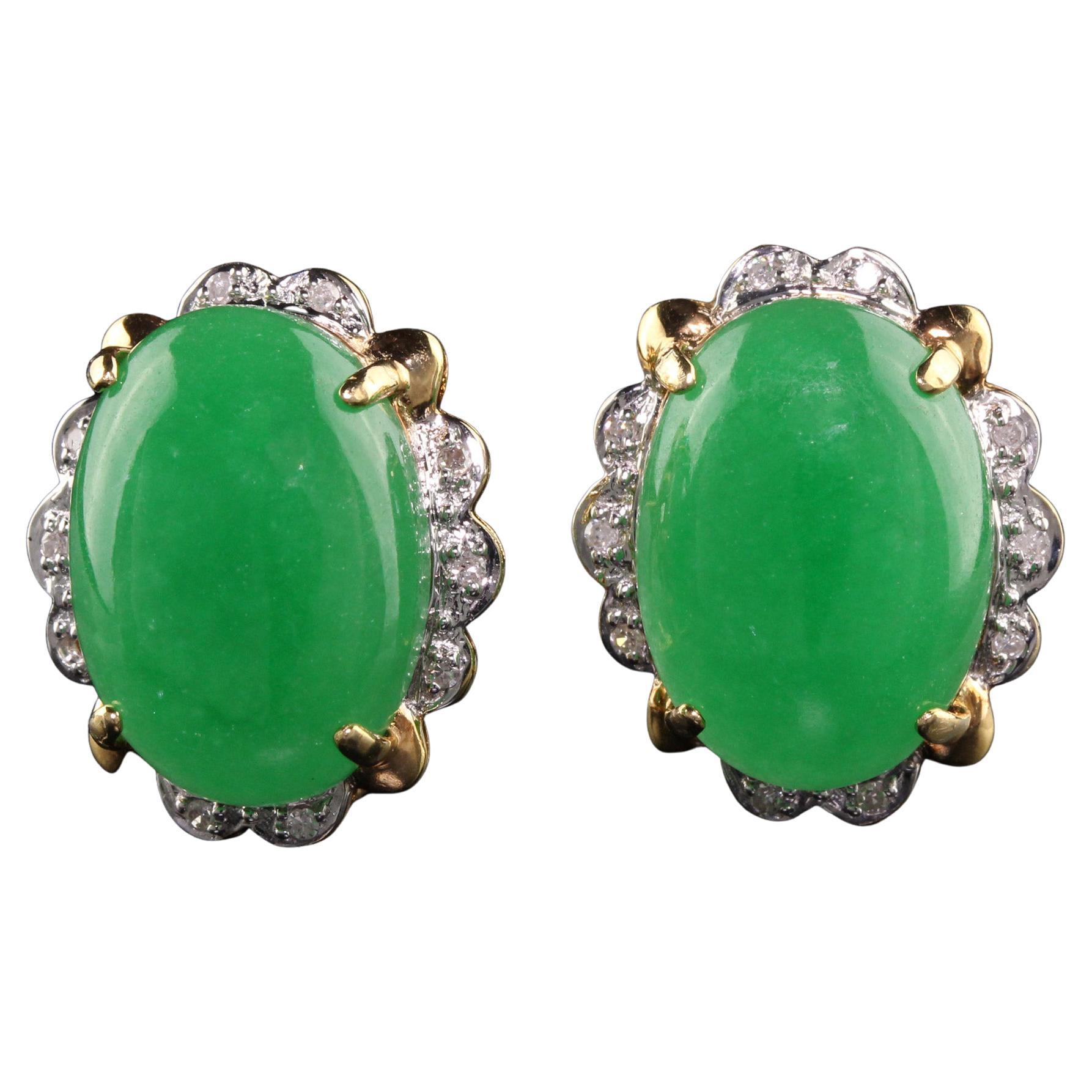 Vintage Estate 14 Karat Yellow Gold Jade Bee Brooch at 1stDibs