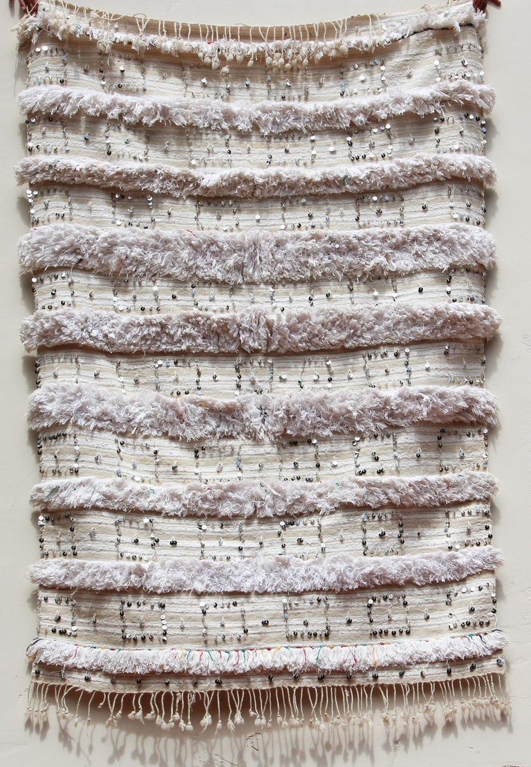 Vintage Ethnic Moroccan Wedding Berber Shawl For Sale at 1stDibs