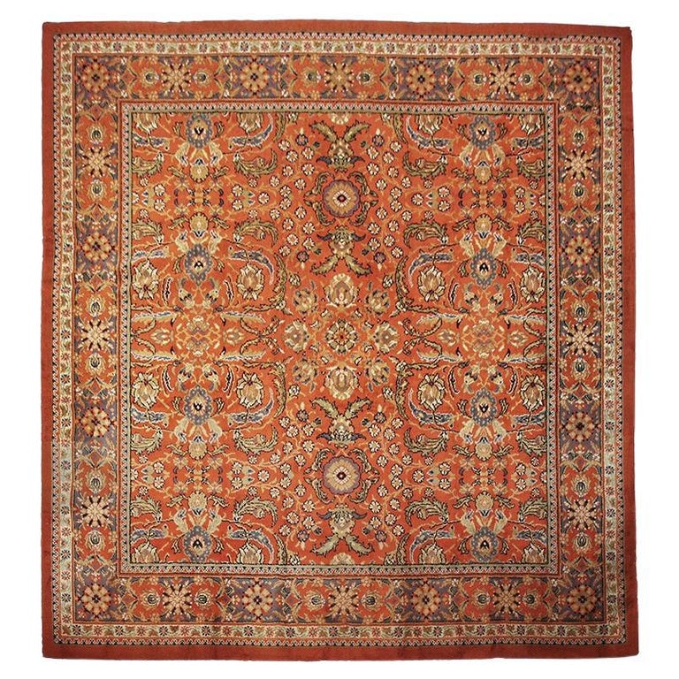 Vintage European Carpet, ca. 1920 For Sale at 1stDibs
