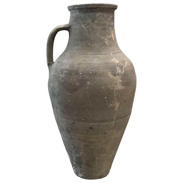 Vintage European Ceramic Vase 'One Handle' at 1stDibs