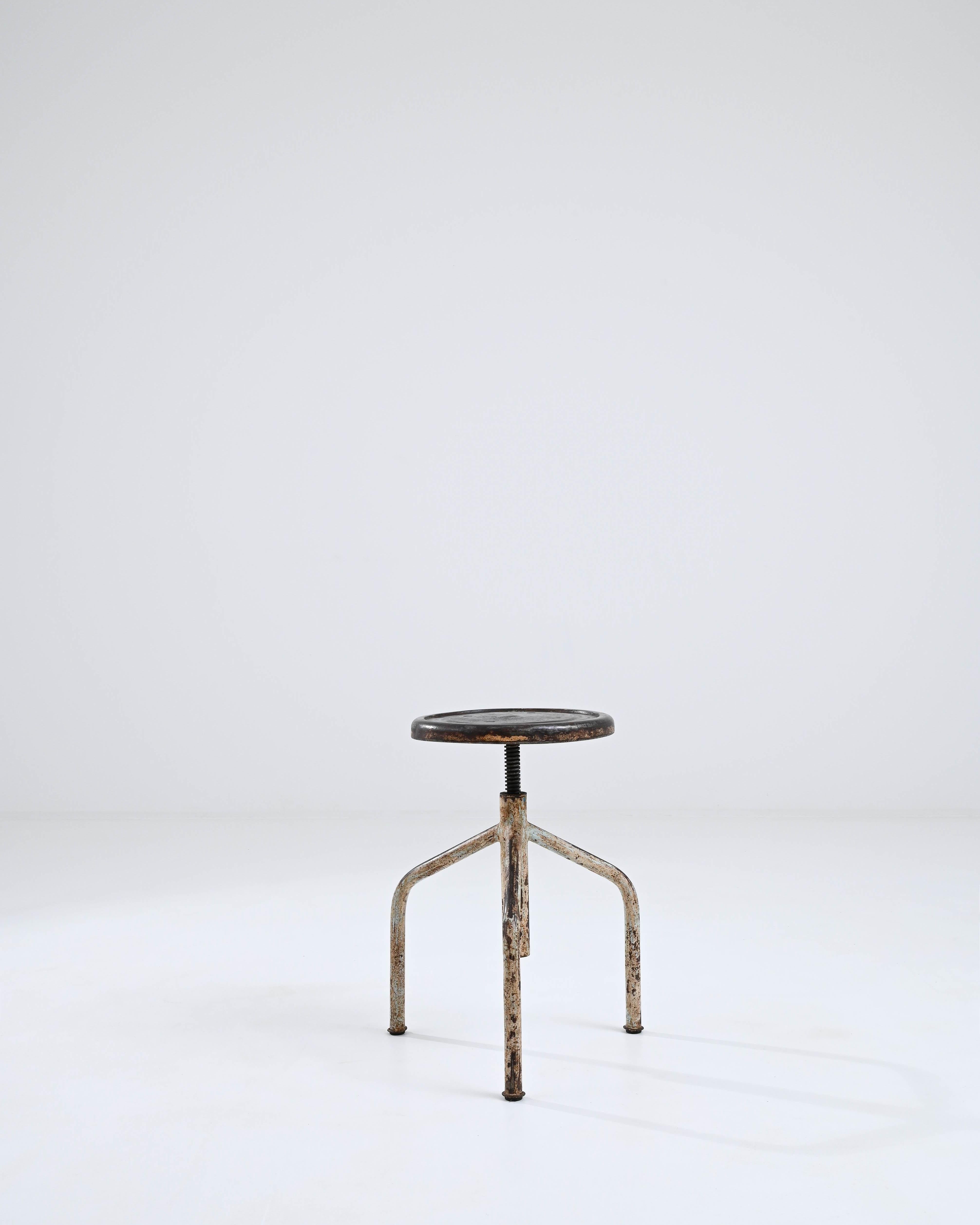 Vintage European Machinist’s Stool For Sale at 1stDibs