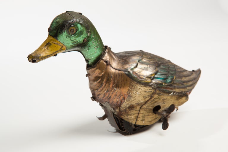 Vintage European Wind-Up Duck Toy For Sale at 1stDibs