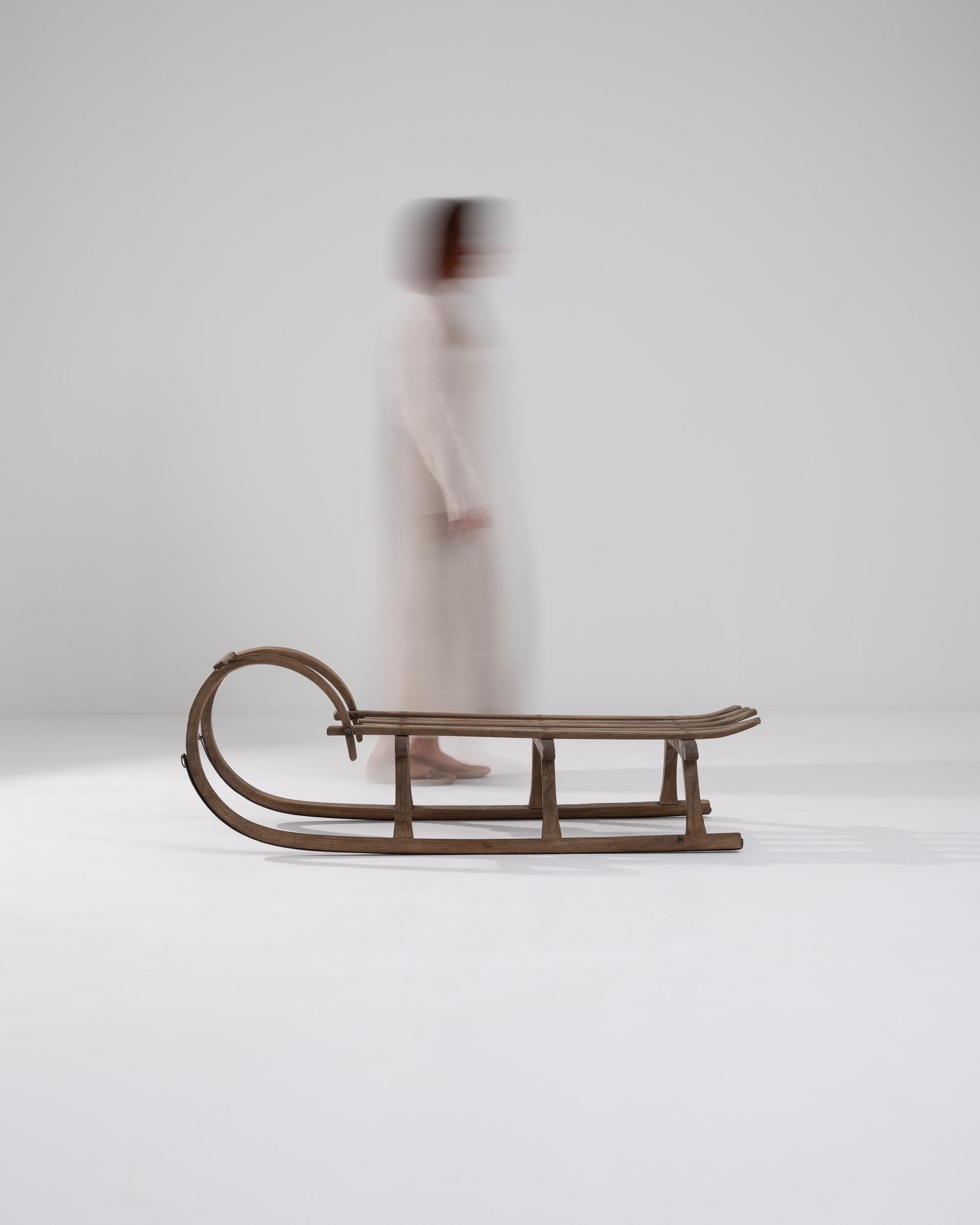 Vintage European Wooden Sled at 1stDibs | old sled, european sled, old ...