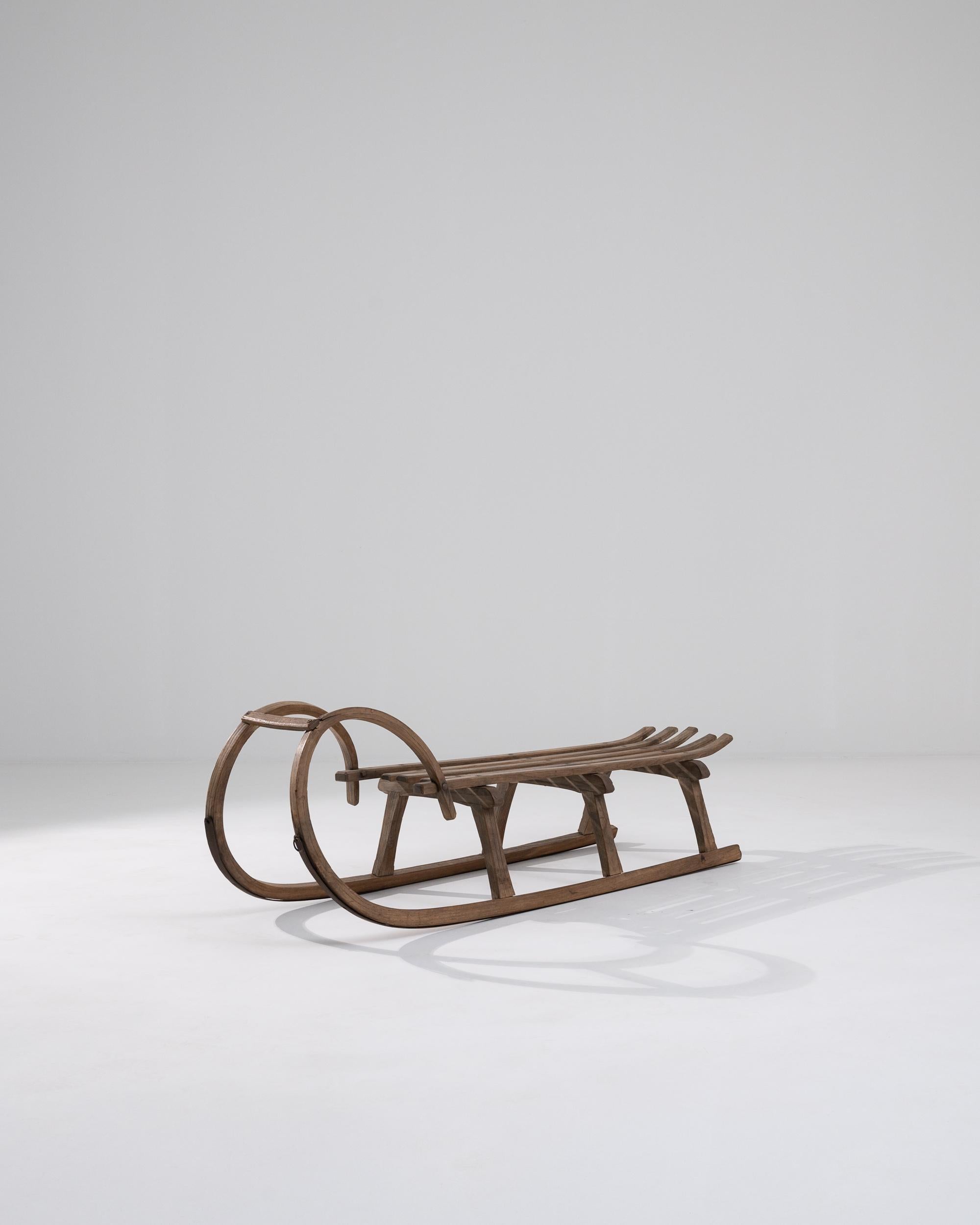 Vintage European Wooden Sled at 1stDibs | old sled, european sled, old ...