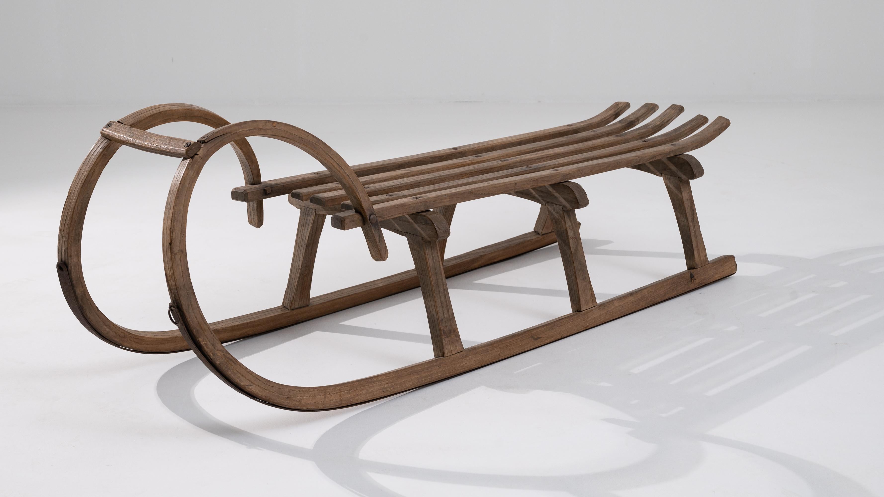 Vintage European Wooden Sled at 1stDibs | old sled, european sled, old ...