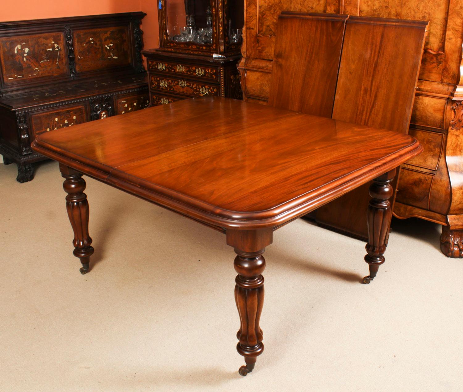 Vintage Extending Dining Table and 8 Admiralty Dining Chairs, 20th ...