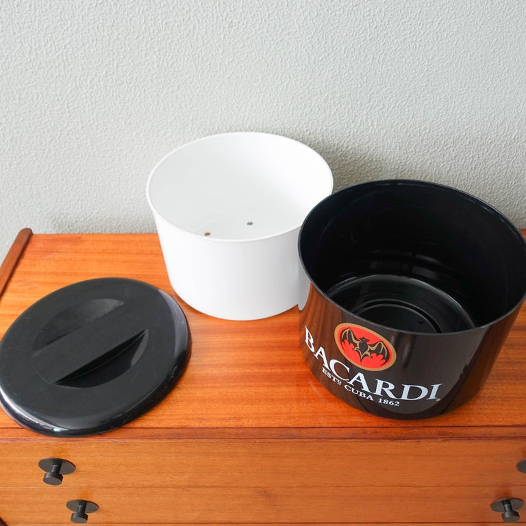 Vintage Extra Large Bacardi Ice Bucket, 1990s For Sale at 1stDibs