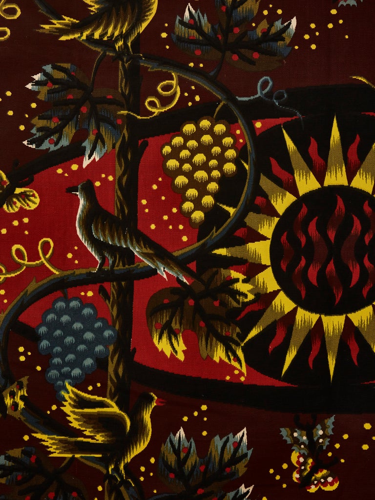 Vintage "Eye" Tapestry Work by Jean Picart Le Doux For Sale at 1stDibs